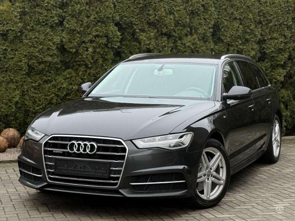Grey Audi A6 2017 in Jonava, with an engine capacity of 1.97 L and mileage of 362 thousand km for 11950 €, photo 1 on AUTOMOTO.COM.LV