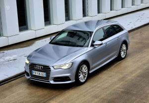 Pelēks Audi A6 2017 Viļņa, ar dzinēja tilpumu 1.97 L un nobraukumu 255 tūkst. km par 13950 €, foto  vietnē AUTOMOTO.COM.LV