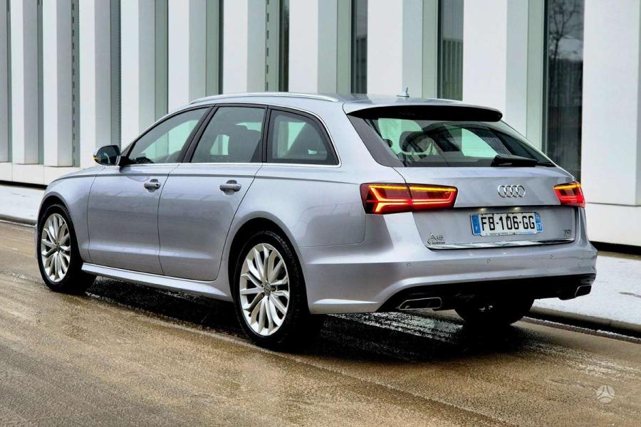 Pelēks Audi A6 2017 Viļņa, ar dzinēja tilpumu 1.97 L un nobraukumu 255 tūkst. km par 13950 €, foto 7 vietnē AUTOMOTO.COM.LV