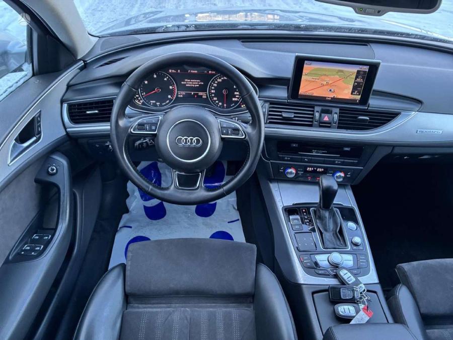 Grey Audi A6 2017 in Vilnius, with an engine capacity of 1.97 L and mileage of 286 thousand km for 13900 €, photo 11 on AUTOMOTO.COM.LV