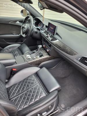 Grey Audi A6 2017 in Riga, with an engine capacity of 2.00 L and mileage of 223 thousand km for 20500 €, photo 6 on AUTOMOTO.COM.LV