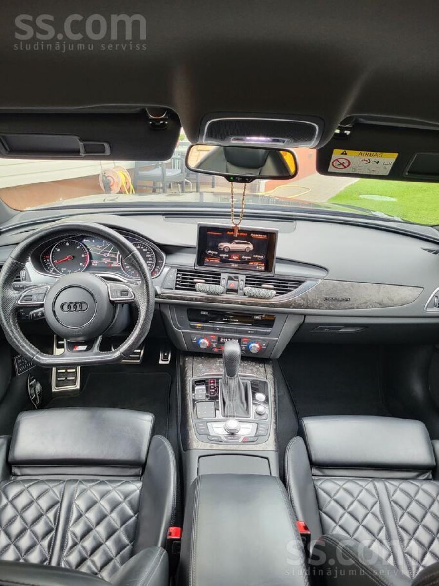 Grey Audi A6 2017 in Riga, with an engine capacity of 2.00 L and mileage of 223 thousand km for 20500 €, photo 11 on AUTOMOTO.COM.LV