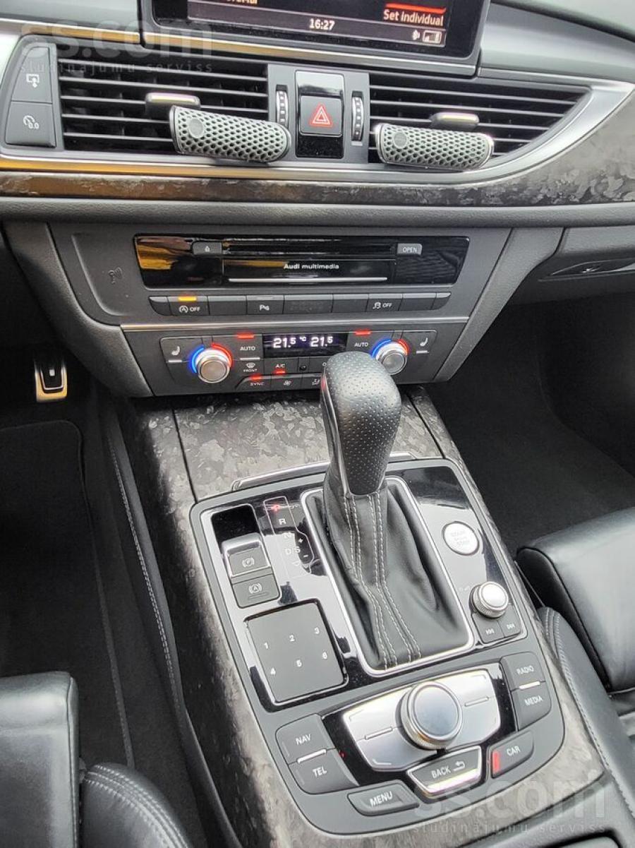 Grey Audi A6 2017 in Riga, with an engine capacity of 2.00 L and mileage of 223 thousand km for 20500 €, photo 13 on AUTOMOTO.COM.LV