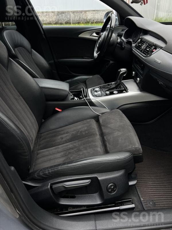 Pelēks Audi A6 2017 Cēsis, ar dzinēja tilpumu 3.00 L un nobraukumu 373 tūkst. km par 10990 €, foto 10 vietnē AUTOMOTO.COM.LV