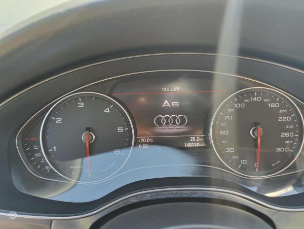 Grey Audi A6 2017 in Kaunas, with an engine capacity of 2.97 L and mileage of 148 thousand km for 14999 €, photo 10 on AUTOMOTO.COM.LV