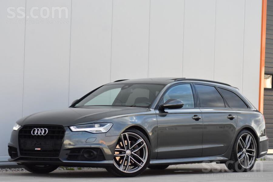 Grey Audi A6 2017 in Riga, with an engine capacity of 3.00 L and mileage of 248 thousand km for 16450 €, photo 1 on AUTOMOTO.COM.LV