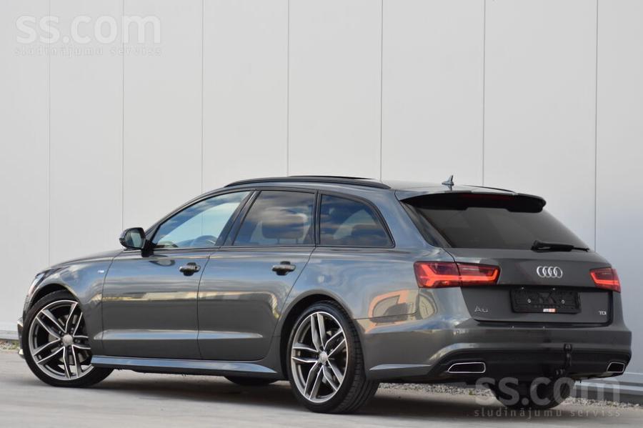 Grey Audi A6 2017 in Riga, with an engine capacity of 3.00 L and mileage of 248 thousand km for 16450 €, photo 4 on AUTOMOTO.COM.LV