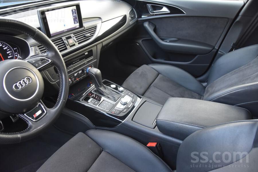 Grey Audi A6 2017 in Riga, with an engine capacity of 3.00 L and mileage of 248 thousand km for 16450 €, photo 10 on AUTOMOTO.COM.LV