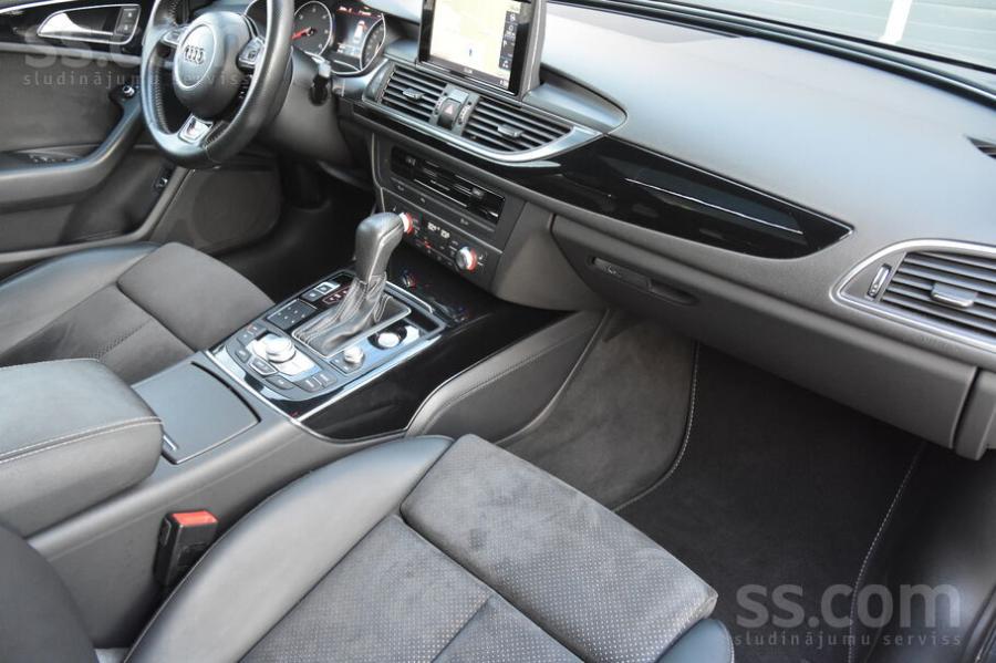 Grey Audi A6 2017 in Riga, with an engine capacity of 3.00 L and mileage of 248 thousand km for 16450 €, photo 16 on AUTOMOTO.COM.LV
