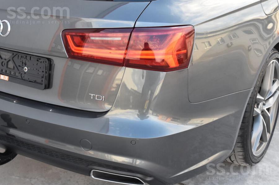 Grey Audi A6 2017 in Riga, with an engine capacity of 3.00 L and mileage of 248 thousand km for 16450 €, photo 22 on AUTOMOTO.COM.LV