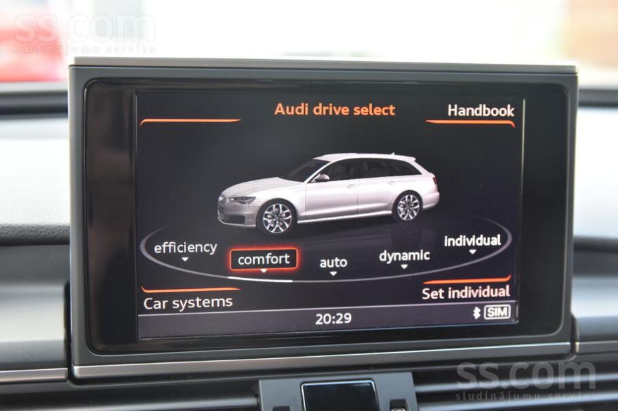 Grey Audi A6 2017 in Riga, with an engine capacity of 3.00 L and mileage of 248 thousand km for 16450 €, photo 32 on AUTOMOTO.COM.LV