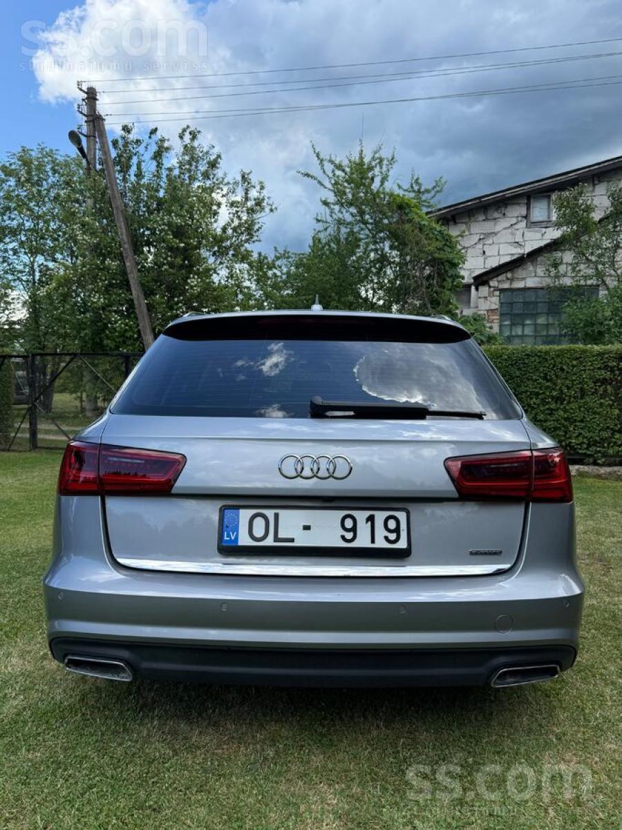 Grey Audi A6 2017 in Riga, with an engine capacity of 3.00 L and mileage of 276 thousand km for 17200 €, photo 5 on AUTOMOTO.COM.LV