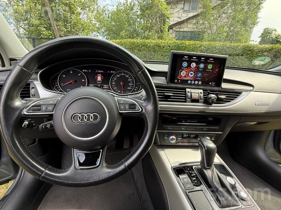 Grey Audi A6 2017 in Riga, with an engine capacity of 3.00 L and mileage of 276 thousand km for 17200 €, photo 7 on AUTOMOTO.COM.LV