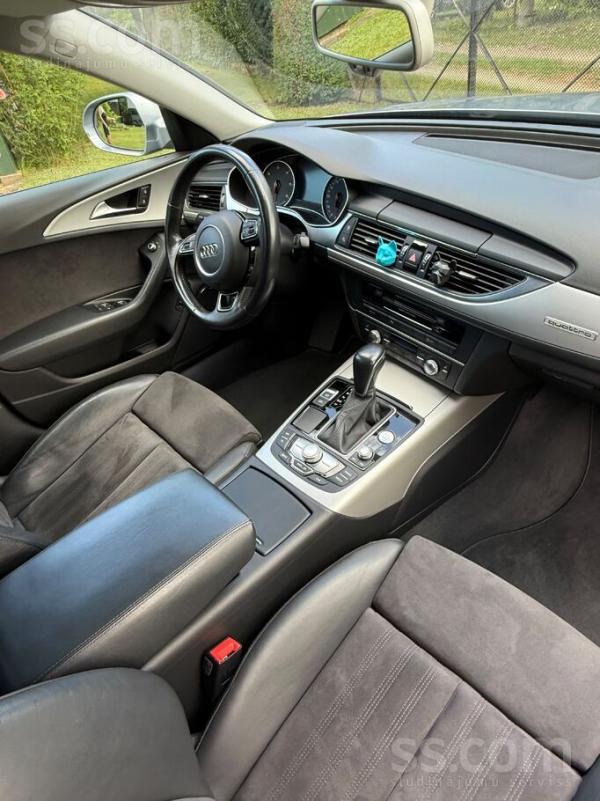 Grey Audi A6 2017 in Riga, with an engine capacity of 3.00 L and mileage of 276 thousand km for 17200 €, photo 8 on AUTOMOTO.COM.LV