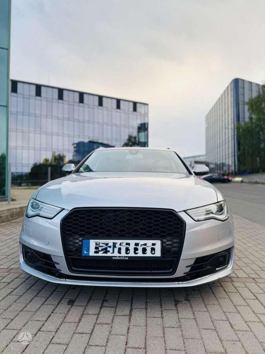 Grey Audi A6 2017 in Vilnius, with an engine capacity of 1.97 L and mileage of 291 thousand km for 11900 €, photo 1 on AUTOMOTO.COM.LV
