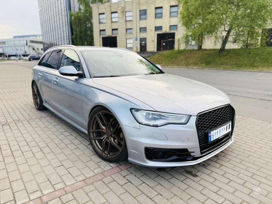 Grey Audi A6 2017 in Vilnius, with an engine capacity of 1.97 L and mileage of 291 thousand km for 11900 €, photo 3 on AUTOMOTO.COM.LV