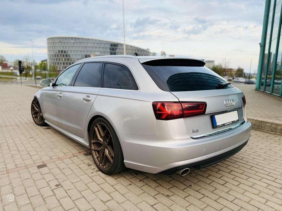 Grey Audi A6 2017 in Vilnius, with an engine capacity of 1.97 L and mileage of 291 thousand km for 11900 €, photo 5 on AUTOMOTO.COM.LV