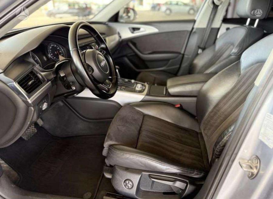 Grey Audi A6 2017 in Vilnius, with an engine capacity of 1.97 L and mileage of 291 thousand km for 11900 €, photo 13 on AUTOMOTO.COM.LV