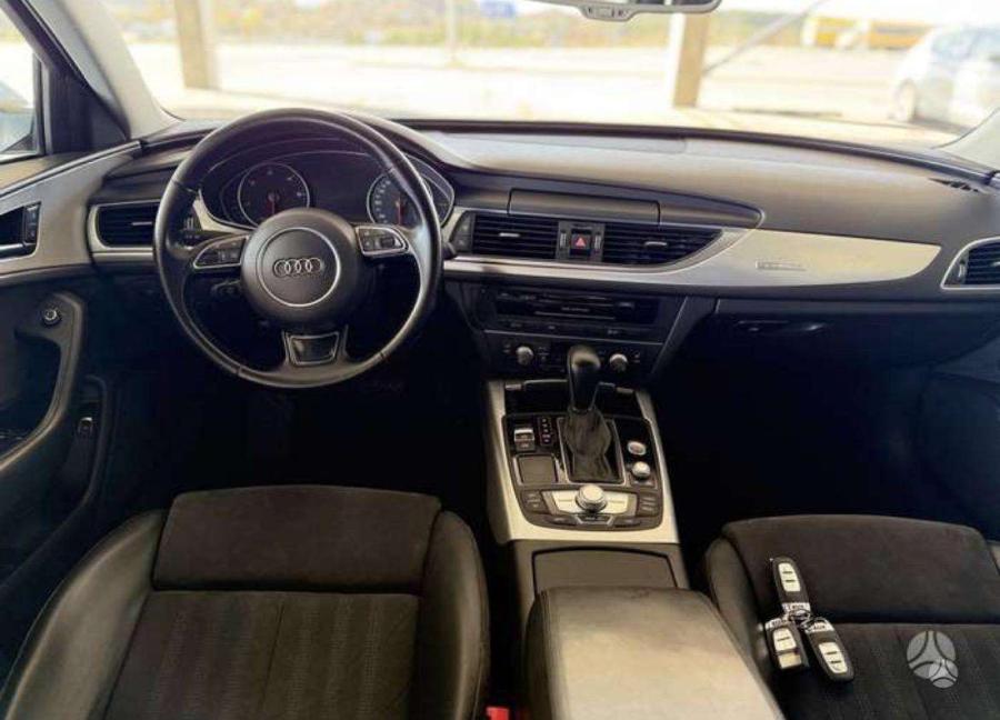 Grey Audi A6 2017 in Vilnius, with an engine capacity of 1.97 L and mileage of 291 thousand km for 11900 €, photo 14 on AUTOMOTO.COM.LV