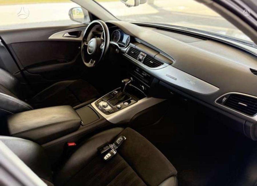 Grey Audi A6 2017 in Vilnius, with an engine capacity of 1.97 L and mileage of 291 thousand km for 11900 €, photo 15 on AUTOMOTO.COM.LV