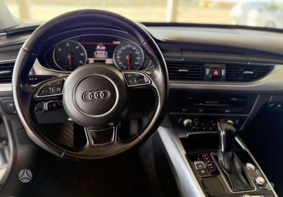 Grey Audi A6 2017 in Vilnius, with an engine capacity of 1.97 L and mileage of 291 thousand km for 11900 €, photo 17 on AUTOMOTO.COM.LV