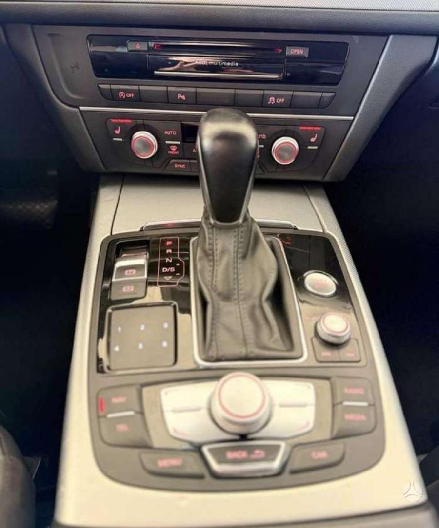 Grey Audi A6 2017 in Vilnius, with an engine capacity of 1.97 L and mileage of 291 thousand km for 11900 €, photo 18 on AUTOMOTO.COM.LV