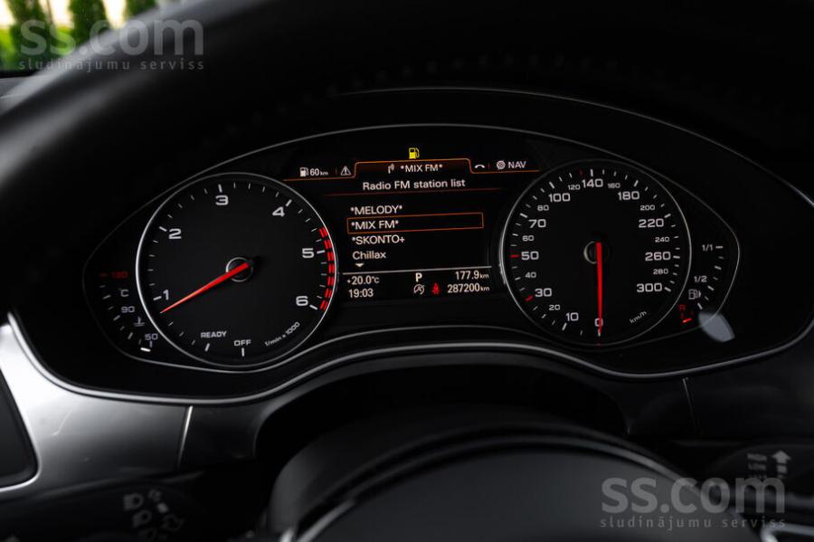 Pelēks Audi A6 2017 Jelgava, ar dzinēja tilpumu 3.00 L un nobraukumu 287 tūkst. km par 15500 €, foto 28 vietnē AUTOMOTO.COM.LV