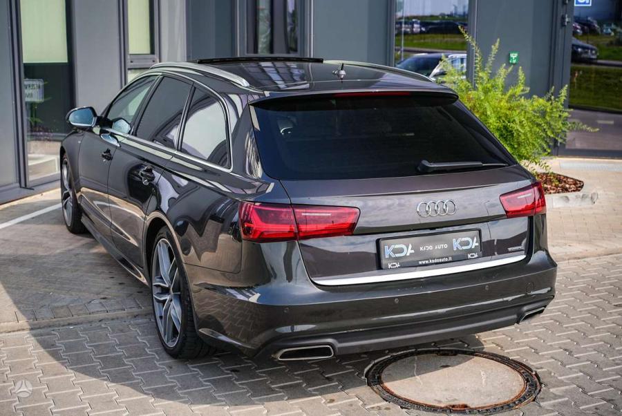 Grey Audi A6 2017 in Kaunas, with an engine capacity of 1.97 L and mileage of 115 thousand km for 17950 €, photo 10 on AUTOMOTO.COM.LV