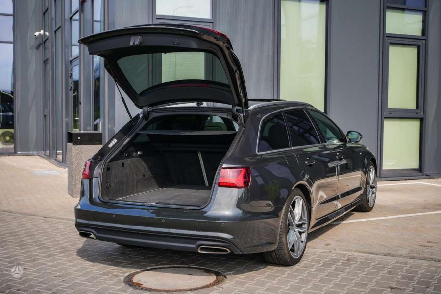 Grey Audi A6 2017 in Kaunas, with an engine capacity of 1.97 L and mileage of 115 thousand km for 17950 €, photo 14 on AUTOMOTO.COM.LV