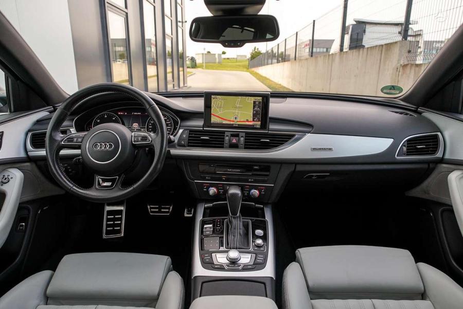Grey Audi A6 2017 in Kaunas, with an engine capacity of 1.97 L and mileage of 115 thousand km for 17950 €, photo 17 on AUTOMOTO.COM.LV