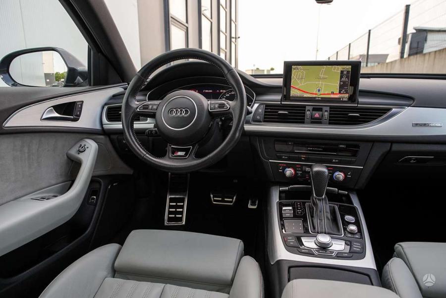 Grey Audi A6 2017 in Kaunas, with an engine capacity of 1.97 L and mileage of 115 thousand km for 17950 €, photo 18 on AUTOMOTO.COM.LV