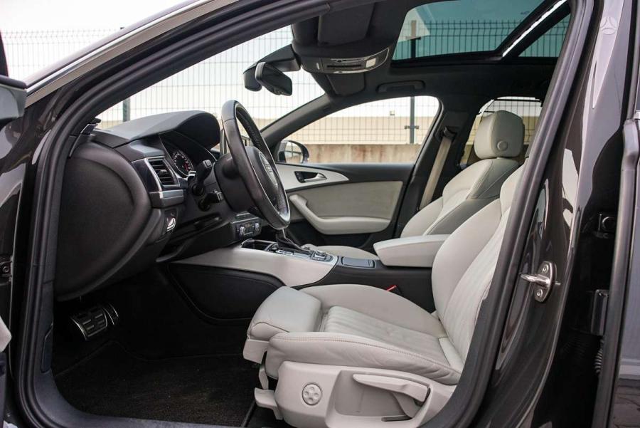 Grey Audi A6 2017 in Kaunas, with an engine capacity of 1.97 L and mileage of 115 thousand km for 17950 €, photo 29 on AUTOMOTO.COM.LV