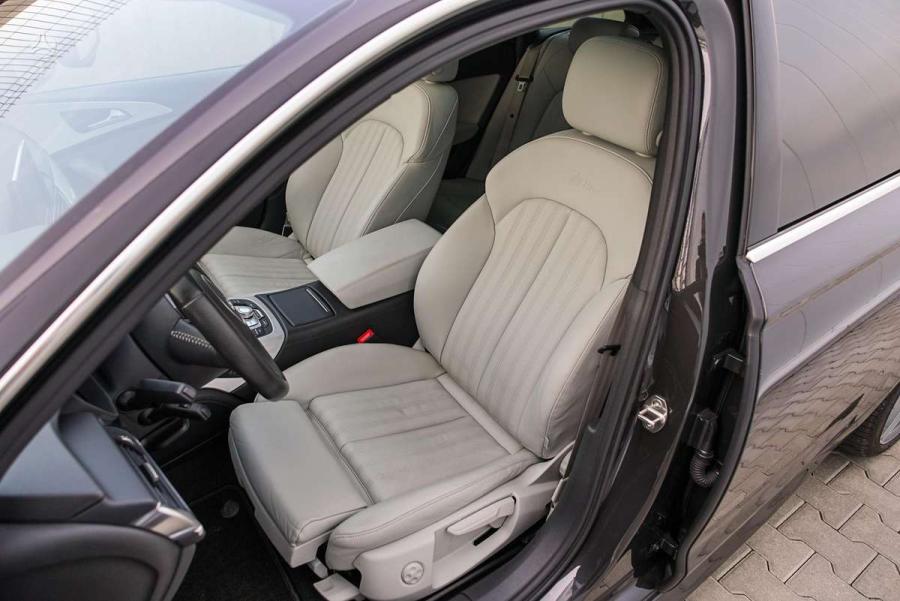 Grey Audi A6 2017 in Kaunas, with an engine capacity of 1.97 L and mileage of 115 thousand km for 17950 €, photo 30 on AUTOMOTO.COM.LV