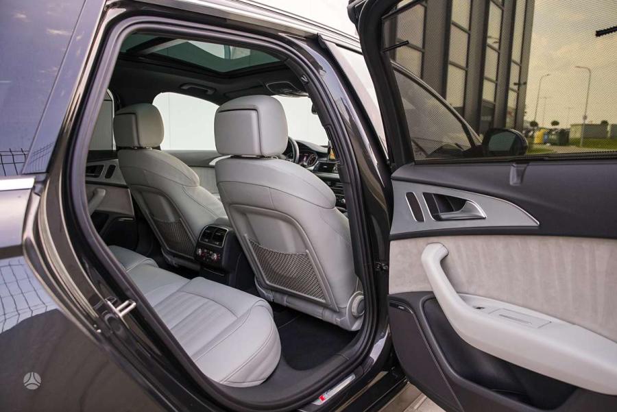 Grey Audi A6 2017 in Kaunas, with an engine capacity of 1.97 L and mileage of 115 thousand km for 17950 €, photo 36 on AUTOMOTO.COM.LV