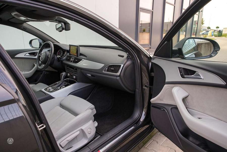 Grey Audi A6 2017 in Kaunas, with an engine capacity of 1.97 L and mileage of 115 thousand km for 17950 €, photo 38 on AUTOMOTO.COM.LV