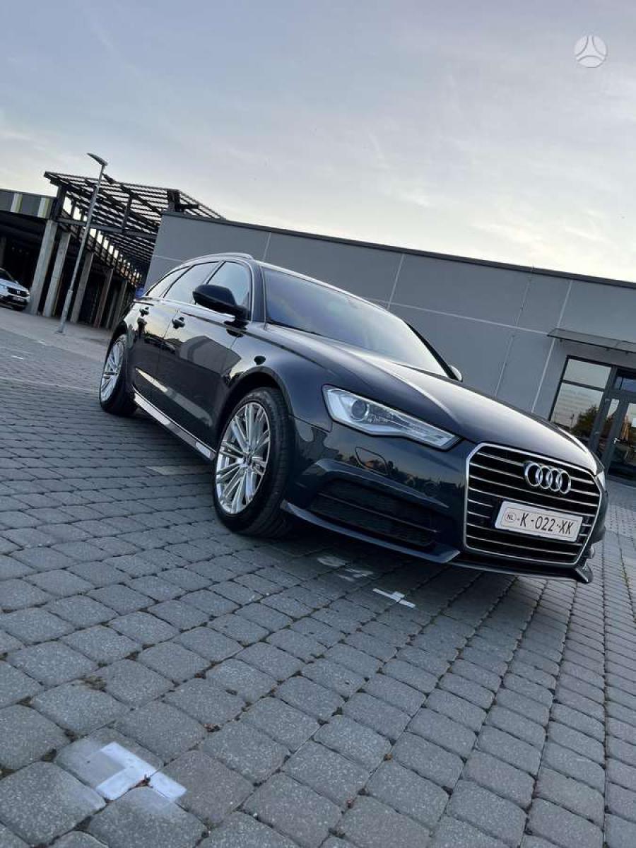 Grey Audi A6 2017 in Raseiniai, with an engine capacity of 1.97 L and mileage of 360 thousand km for 13500 €, photo 1 on AUTOMOTO.COM.LV