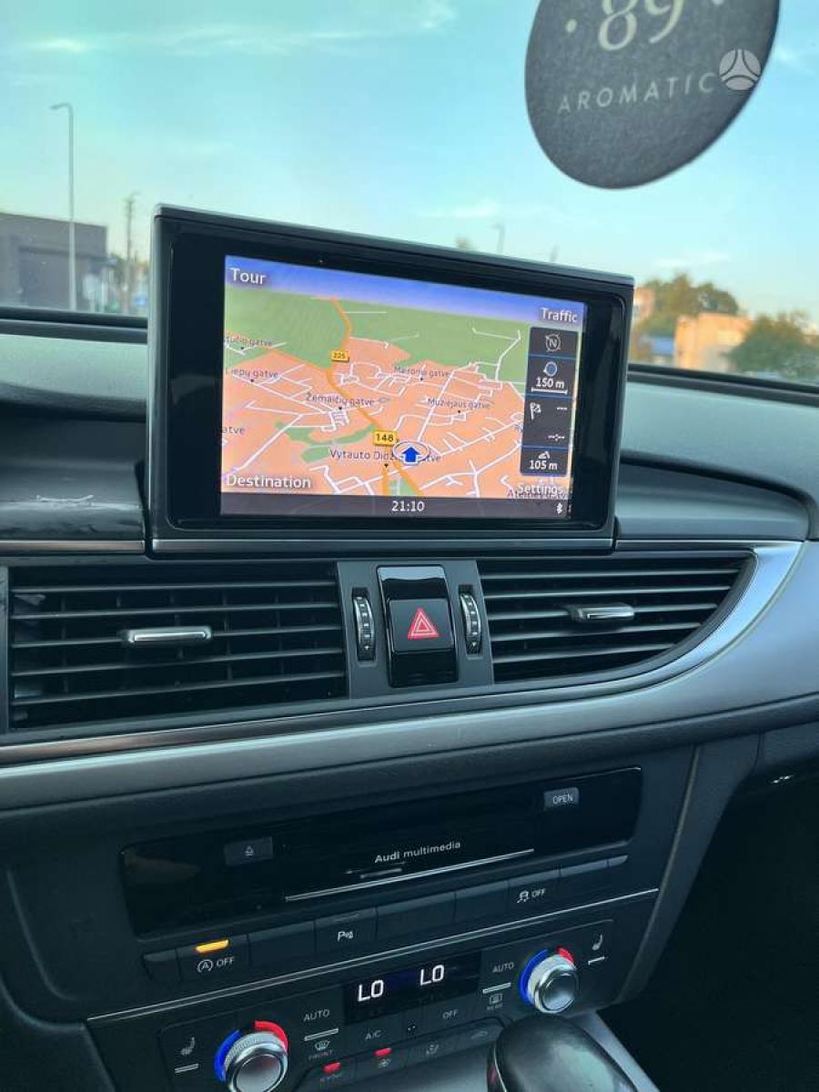 Grey Audi A6 2017 in Raseiniai, with an engine capacity of 1.97 L and mileage of 360 thousand km for 13500 €, photo 9 on AUTOMOTO.COM.LV