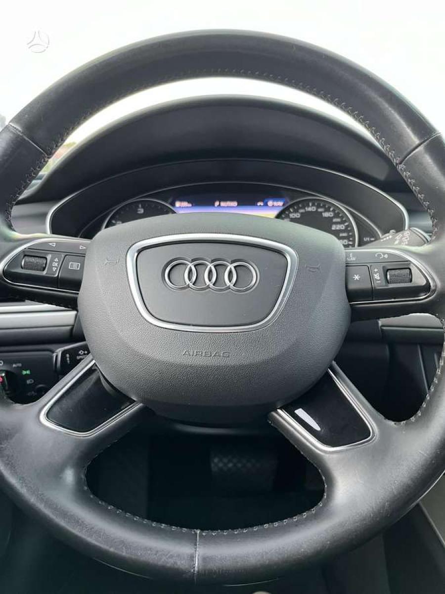 Grey Audi A6 2017 in Raseiniai, with an engine capacity of 1.97 L and mileage of 360 thousand km for 13500 €, photo 10 on AUTOMOTO.COM.LV