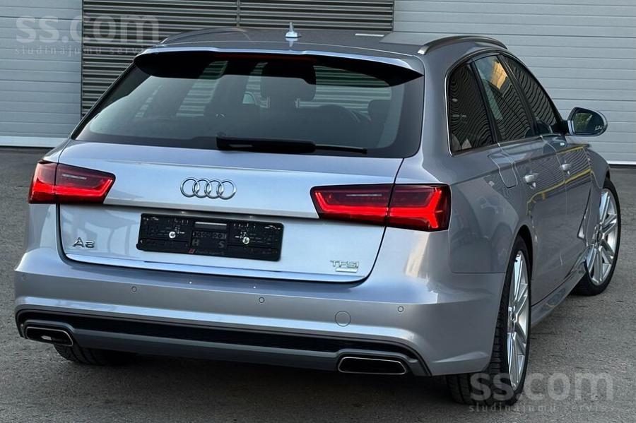 Grey Audi A6 2017 in Riga, with an engine capacity of 1.80 L and mileage of 211 thousand km for 15500 €, photo 4 on AUTOMOTO.COM.LV