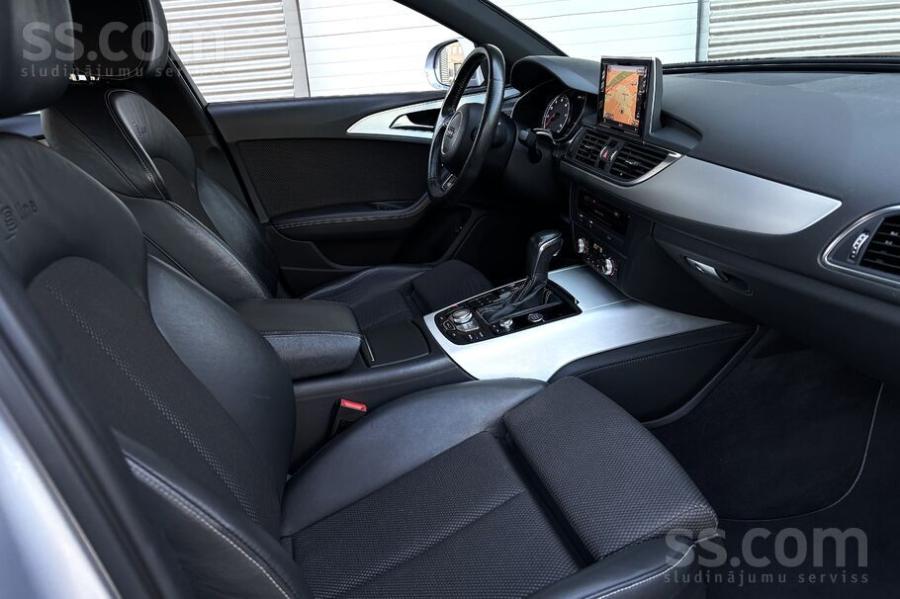 Grey Audi A6 2017 in Riga, with an engine capacity of 1.80 L and mileage of 211 thousand km for 15500 €, photo 9 on AUTOMOTO.COM.LV