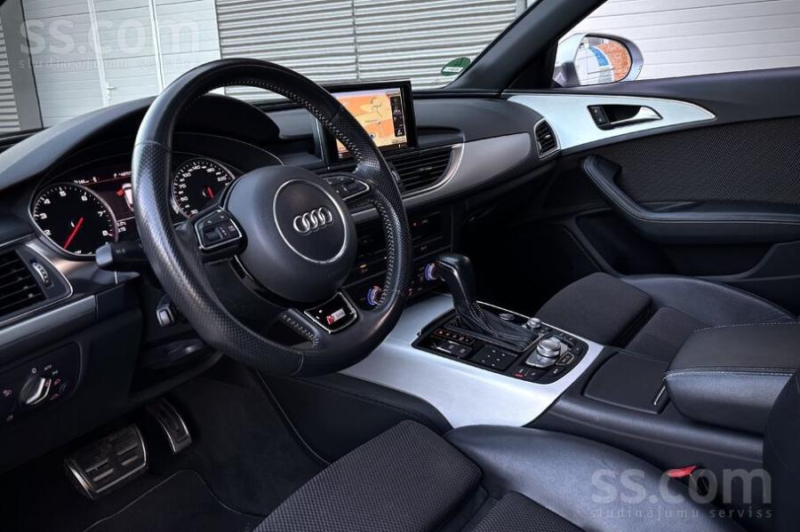 Grey Audi A6 2017 in Riga, with an engine capacity of 1.80 L and mileage of 211 thousand km for 15500 €, photo 12 on AUTOMOTO.COM.LV