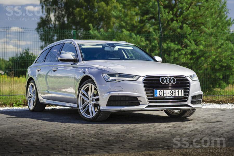 Grey Audi A6 2017 in Riga, with an engine capacity of 3.00 L and mileage of 253 thousand km for 15490 €, photo 4 on AUTOMOTO.COM.LV