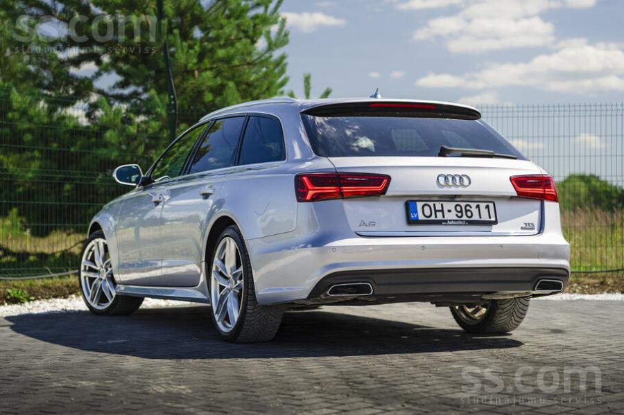 Grey Audi A6 2017 in Riga, with an engine capacity of 3.00 L and mileage of 253 thousand km for 15490 €, photo 5 on AUTOMOTO.COM.LV