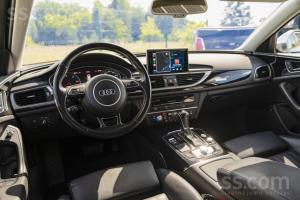 Grey Audi A6 2017 in Riga, with an engine capacity of 3.00 L and mileage of 253 thousand km for 15490 €, photo 8 on AUTOMOTO.COM.LV