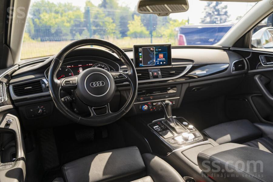 Grey Audi A6 2017 in Riga, with an engine capacity of 3.00 L and mileage of 253 thousand km for 15490 €, photo 8 on AUTOMOTO.COM.LV