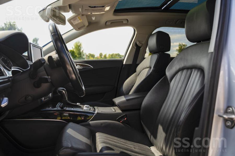 Grey Audi A6 2017 in Riga, with an engine capacity of 3.00 L and mileage of 253 thousand km for 15490 €, photo 9 on AUTOMOTO.COM.LV