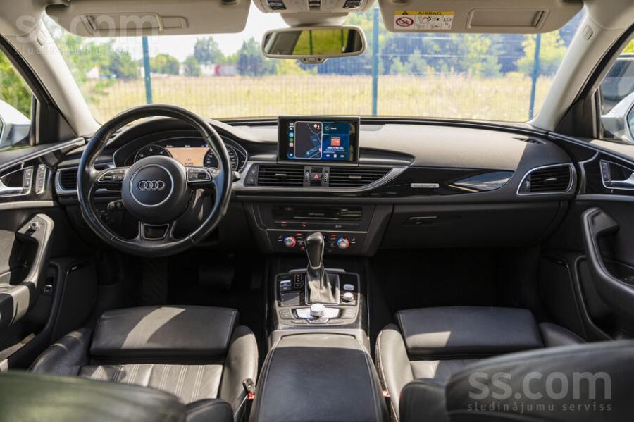 Grey Audi A6 2017 in Riga, with an engine capacity of 3.00 L and mileage of 253 thousand km for 15490 €, photo 14 on AUTOMOTO.COM.LV