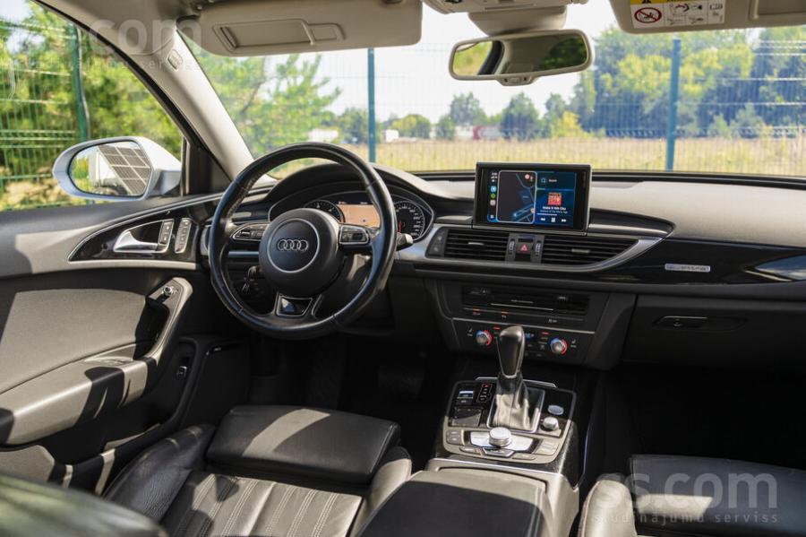 Grey Audi A6 2017 in Riga, with an engine capacity of 3.00 L and mileage of 253 thousand km for 15490 €, photo 15 on AUTOMOTO.COM.LV