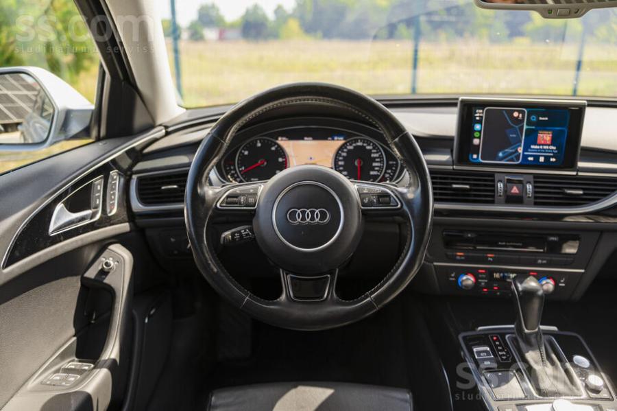 Grey Audi A6 2017 in Riga, with an engine capacity of 3.00 L and mileage of 253 thousand km for 15490 €, photo 19 on AUTOMOTO.COM.LV