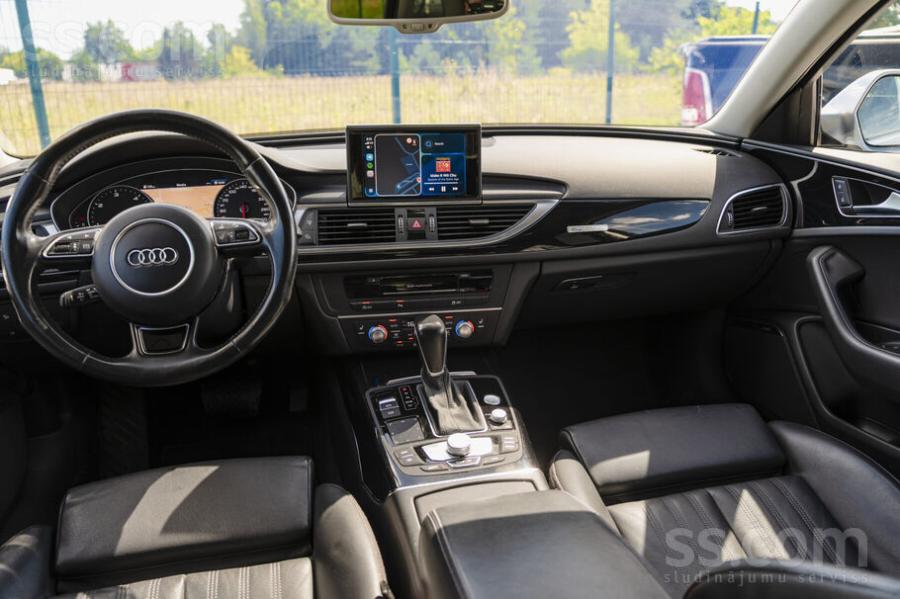 Grey Audi A6 2017 in Riga, with an engine capacity of 3.00 L and mileage of 253 thousand km for 15490 €, photo 22 on AUTOMOTO.COM.LV